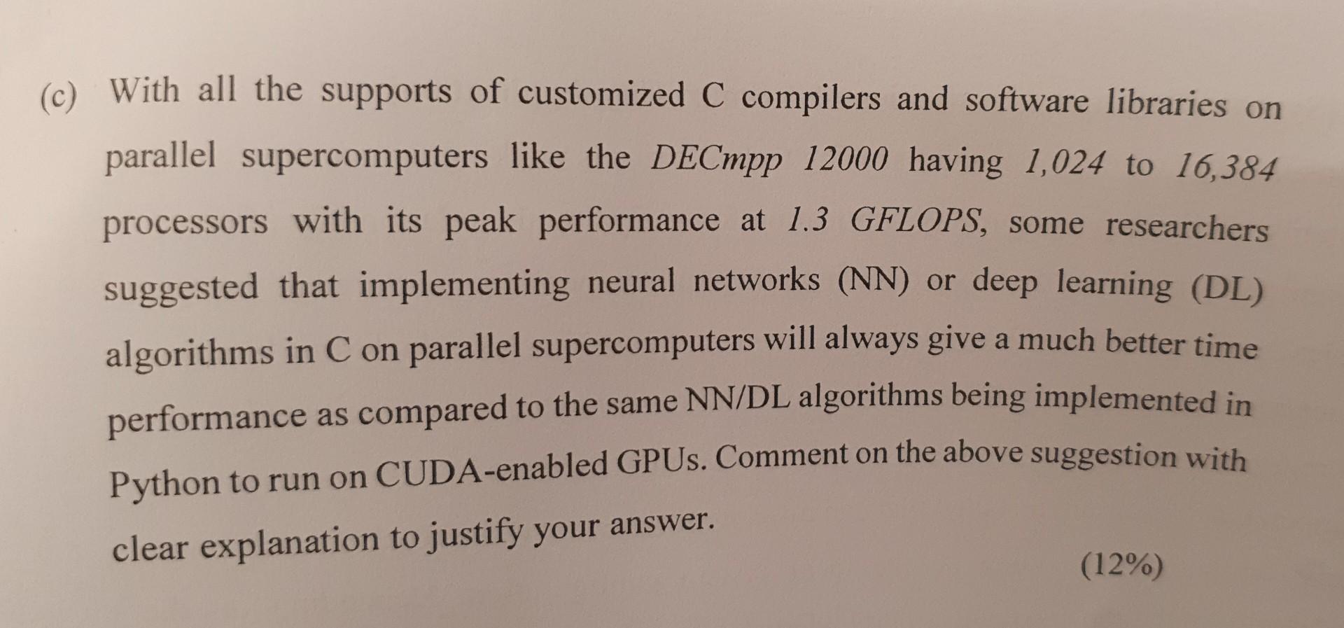 Solved C With All The Supports Of Customized C Compilers 