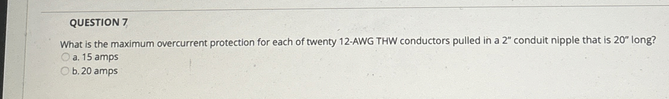 Solved What is the maximum overcurrent protection for each | Chegg.com