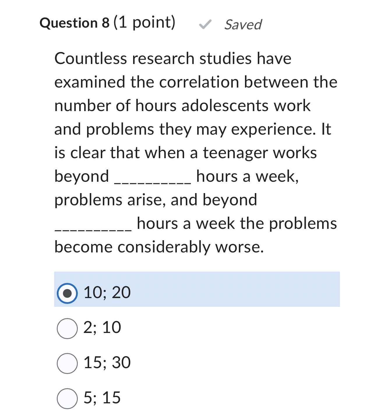 Solved Question 8 (1 ﻿point) ﻿SavedCountless research | Chegg.com