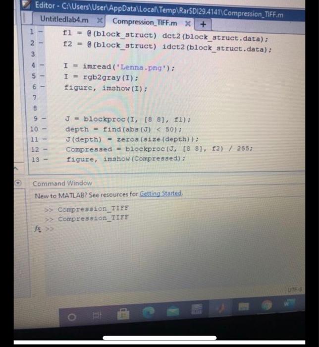 Solved what type of tiff compression is it? and can i know | Chegg.com