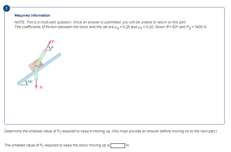 Solved Required InformationNOTE: This is ﻿a mult-part | Chegg.com