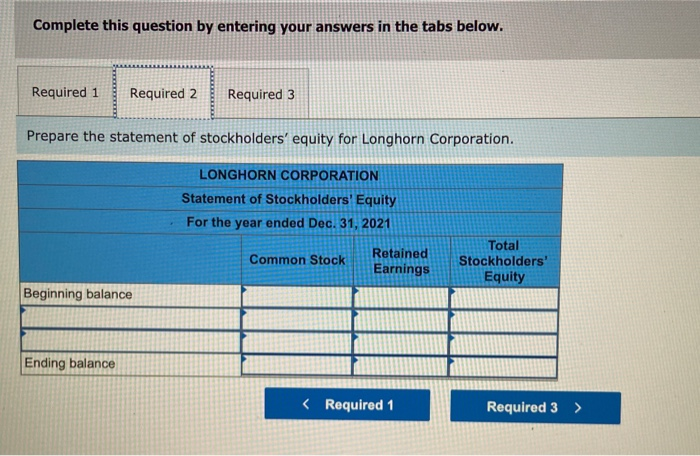 Solved Problem 1-3A Prepare financial statements (LO1-3) | Chegg.com