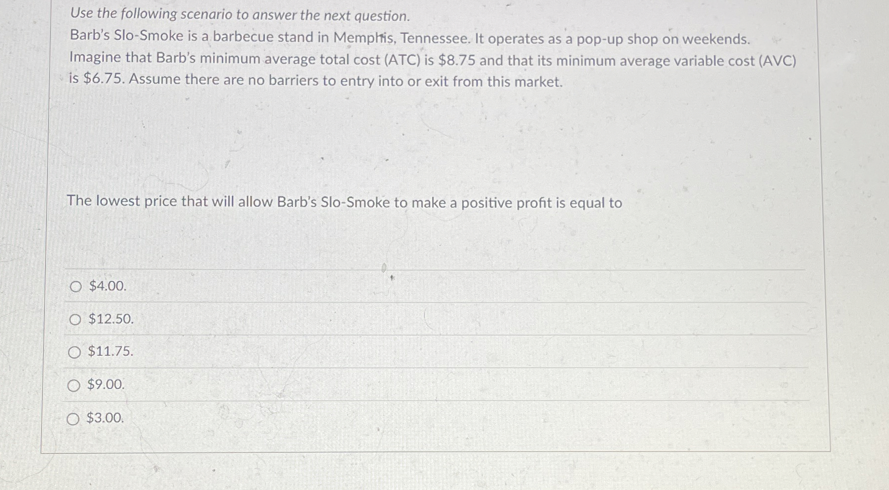 Solved Use the following scenario to answer the next | Chegg.com