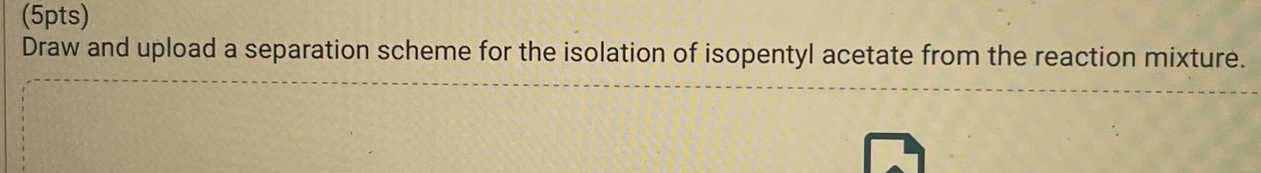 Solved (5pts)Draw and upload a separation scheme for the | Chegg.com