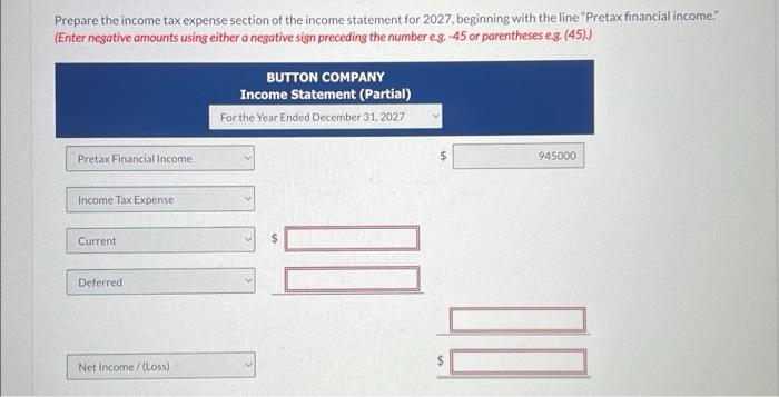 Solved Indicate how deferred taxes will be reported on the | Chegg.com