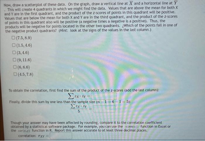 Solved Here is a small data set: You will be walked through | Chegg.com