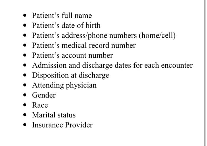 1.21 Screen design for enterprise master patient | Chegg.com