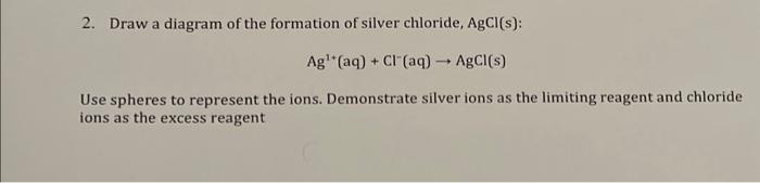 Solved 2. Draw a diagram of the formation of silver | Chegg.com