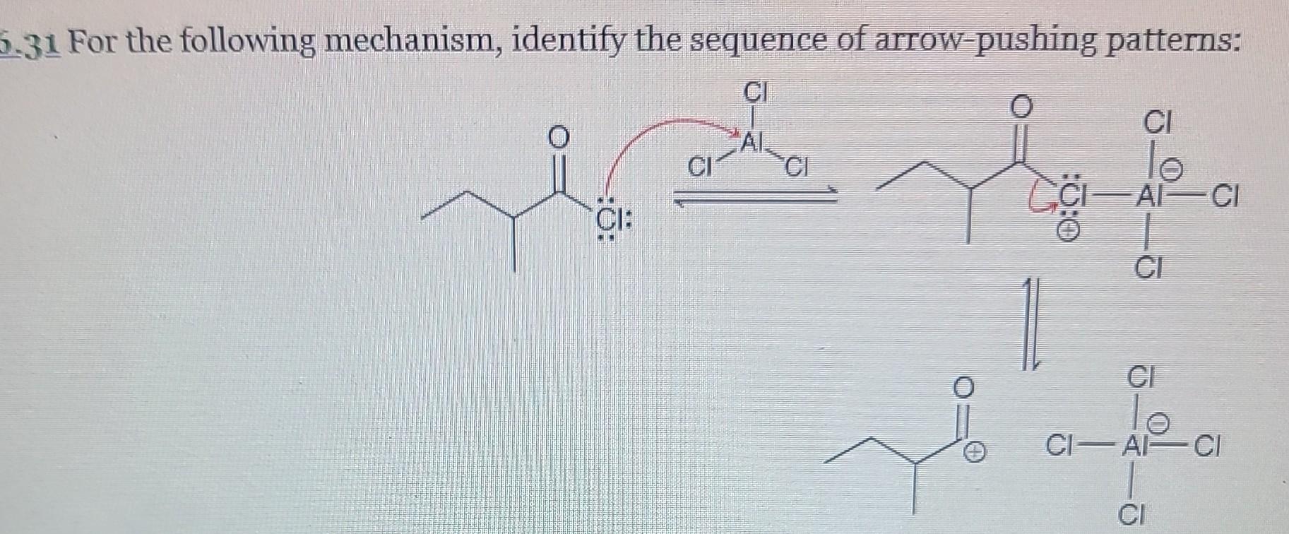 Solved 31 For the following mechanism, identify the sequence | Chegg.com