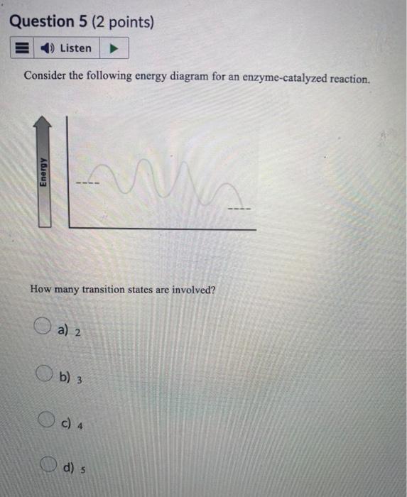 Solved Consider the following energy diagram for an | Chegg.com