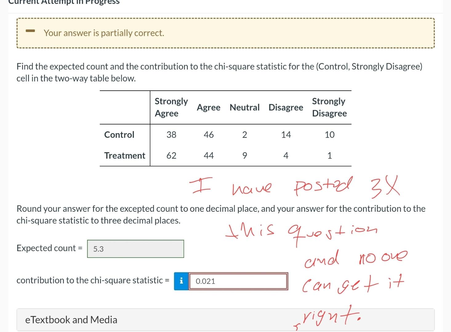 Solved Your answer is partially correct.Find the expected | Chegg.com