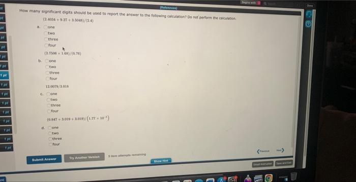 Solved wing calculation? Do not pertorm the calculation. | Chegg.com