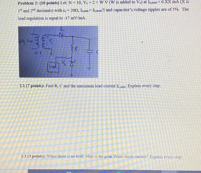 Solved Problem 2: (10 points) Let: N=10, V2=2+ WV (W is | Chegg.com Solved Problem 2: (10 points) Let: N=10, V2=2+ WV (W is | Chegg.com