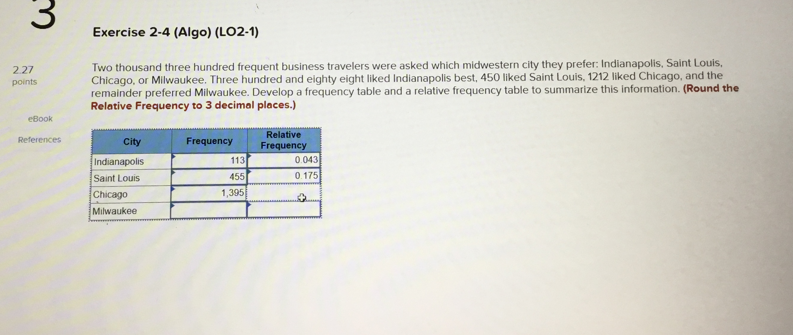 Solved Exercise | Chegg.com