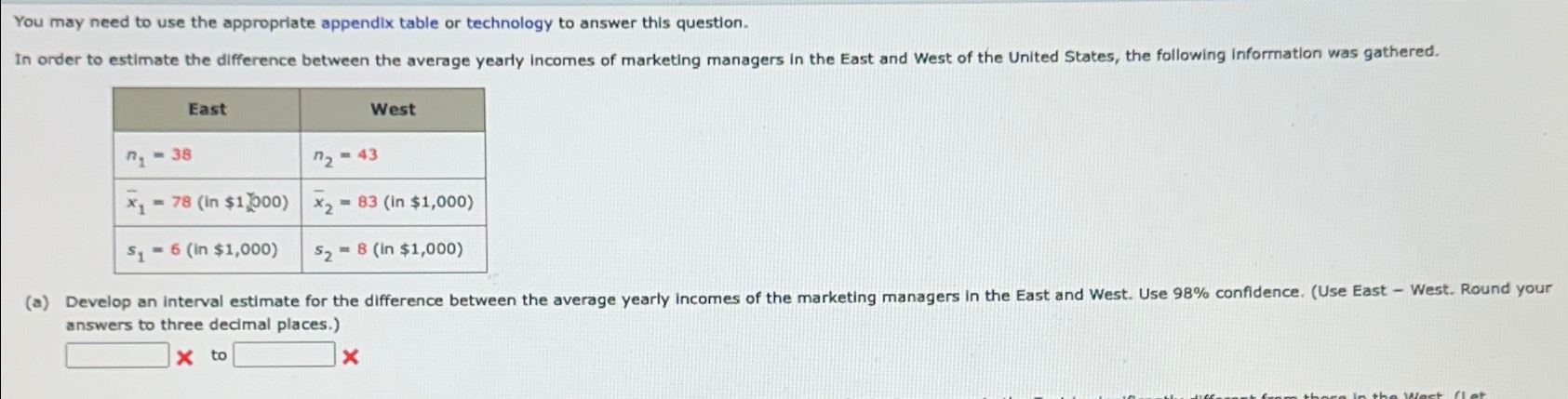 Solved You may need to use the appropriate appendix table or | Chegg.com