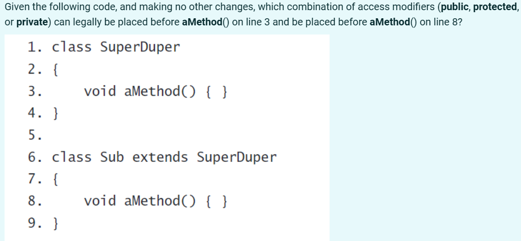 Solved Given the following code, and making no other | Chegg.com
