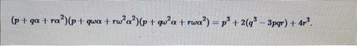 Solved Let α=32∈R, and let ω be a primitive cube root of | Chegg.com