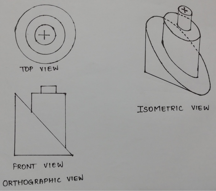 Solved how to draw the isometric view in auto cad step by | Chegg.com
