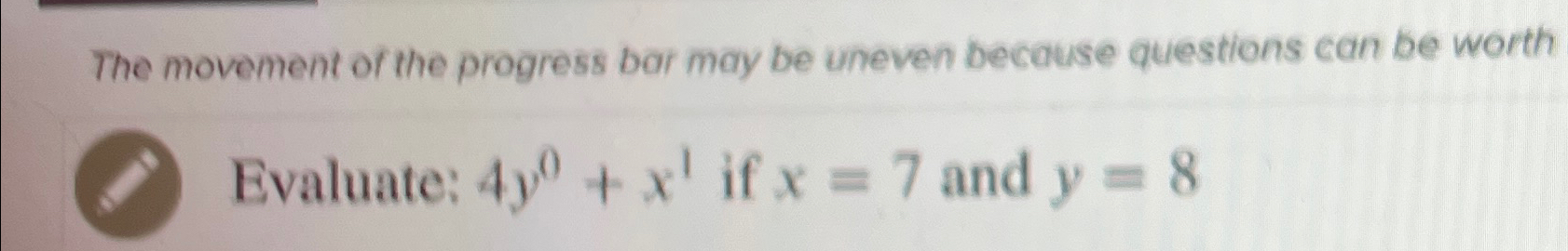 Solved The movement of the progress bar may be uneven | Chegg.com