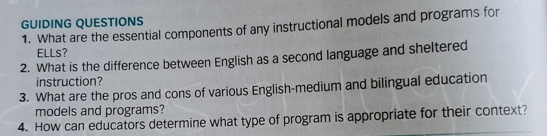 Solved 1. What are the essential components of any | Chegg.com