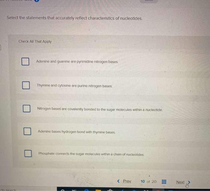 Solved Select the statements that accurately reflect | Chegg.com
