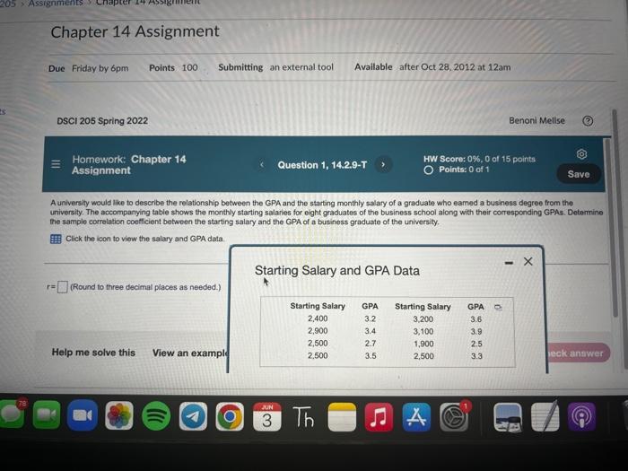 Solved nts I205 Assignments Chapter 14 Assignment Chapter 14 | Chegg.com