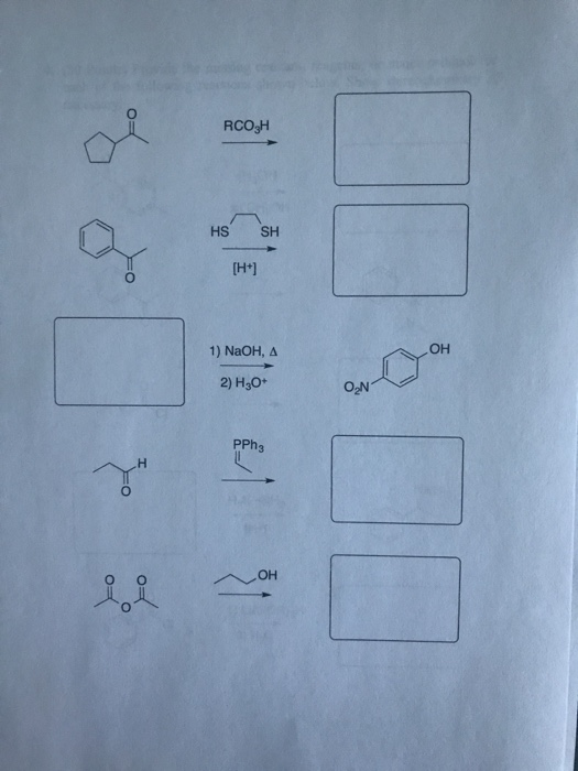 Solved provide the missing reactants, reagents, or major | Chegg.com