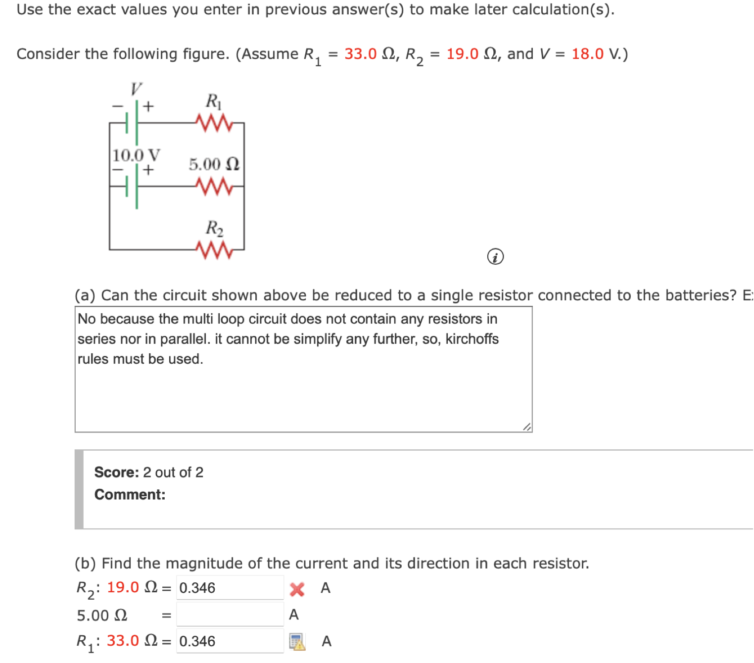 (a) ﻿Can the circuit shown above be ﻿reduced to ﻿a | Chegg.com