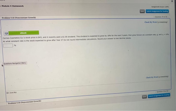 Solved : Module 4 Homework Assight Scee 5.0 Save Submit | Chegg.com