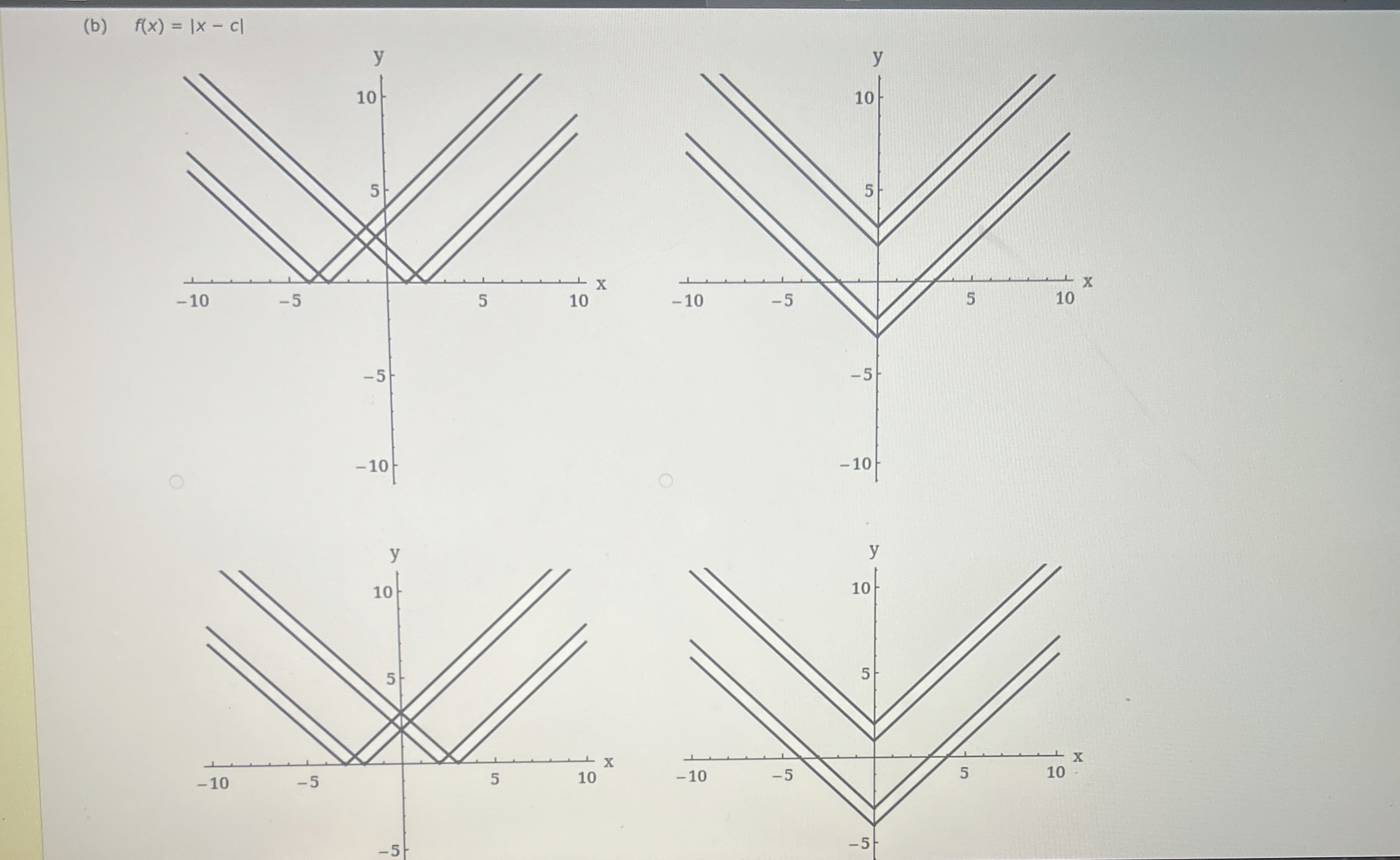 Solved For each function, sketch the graphs of the function | Chegg.com