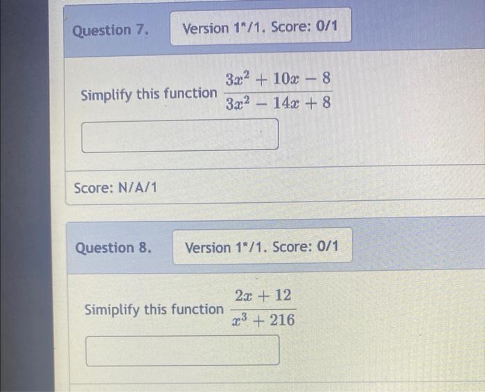 Solved Simplify this function 4x2−45x−5 Similify this | Chegg.com