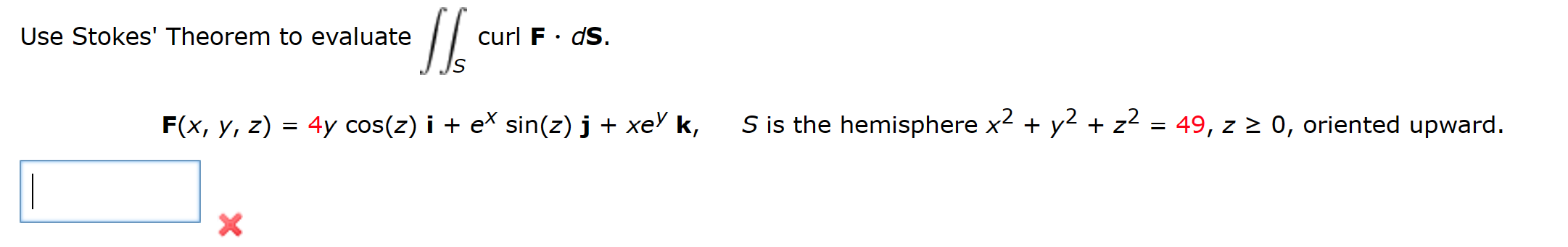 Solved Use Stokes' Theorem to evaluate | Chegg.com