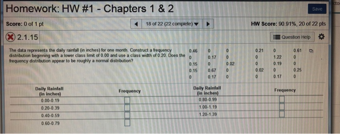 Solved Save Homework Hw 1 Chapters 1 And 2 Score 0 Of 1
