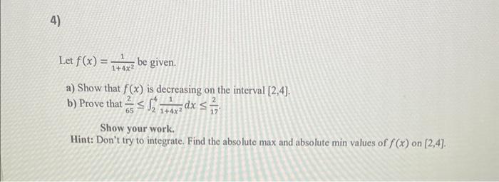 Solved 2 Let Y′′ A2y F X Y 0 0 And Y′ 0 0 Be The Given