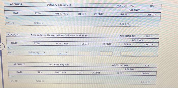 Solved \begin{tabular}{|c|c|c|c|c|c|c|} \hline ACCOUNT & & | Chegg.com