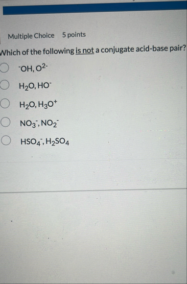 Solved Multiple Choice5 ﻿pointsWhich of the following is not | Chegg.com