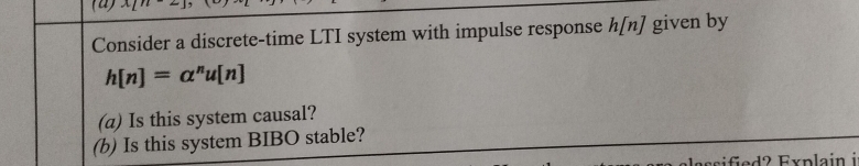 Solved Consider a discrete-time LTI system with impulse | Chegg.com