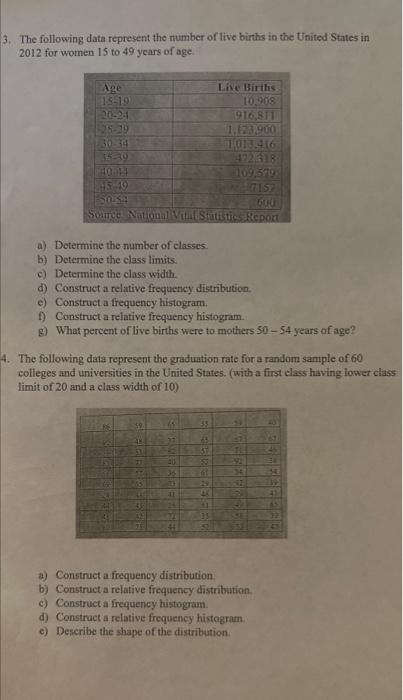 Solved 1. The 2010 Census results include a summary of the | Chegg.com
