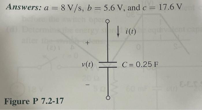 Solved P 7.2-17 Consider the capacitor shown in Figure P | Chegg.com