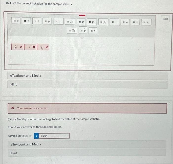 Solved (a) Give notation for the quantity we are | Chegg.com