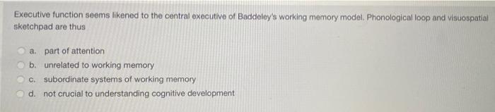 Solved Changes in basic cognitive processes in adolescence | Chegg.com