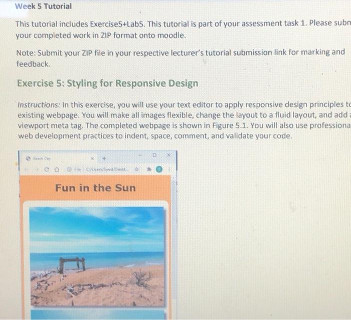 Solved Week 5 Tutorial This tutorial includes | Chegg.com