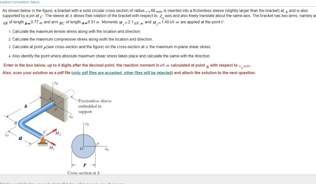 Solved Puestion Completion Status: As shown below in the | Chegg.com