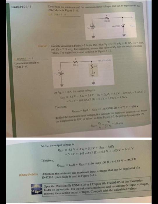 Solved Example 3 5 Determine The Minimum And The Maximum