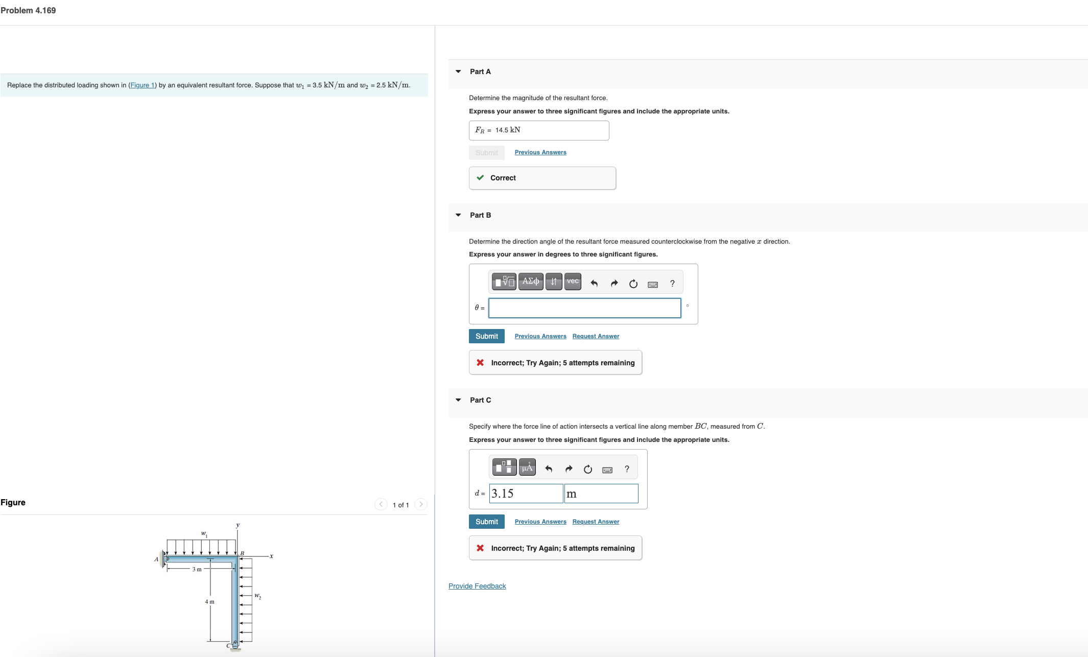 Solved Determine the magnitude of the resultant | Chegg.com