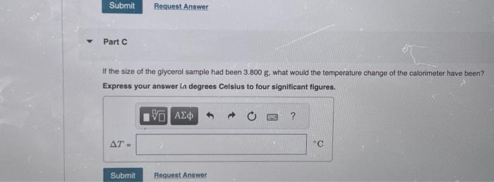 Gycerol (also calied glycerine), C3H3O3(1), is a | Chegg.com
