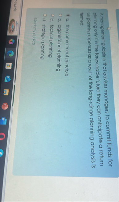 Solved A management guideline that advises managers to | Chegg.com