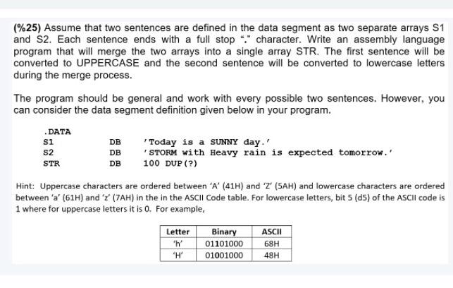 Solved (%25) Assume that two sentences are defined in the | Chegg.com
