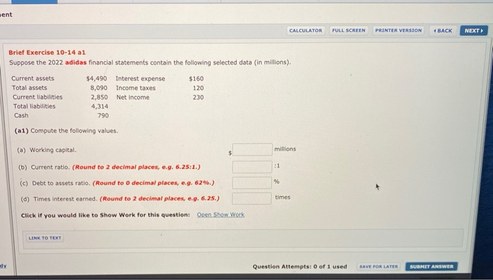 Solved sent CALCULATOR FULL SCREEN PRINTER VERSION « BACK | Chegg.com