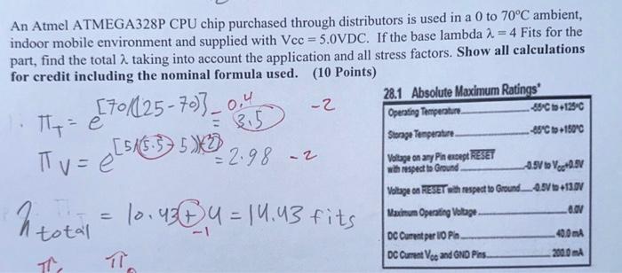 Solved An Atmel ATMEGA328P CPU chip purchased through | Chegg.com